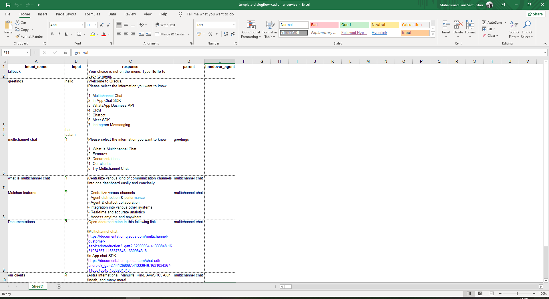 101 Fitur Bot Template di Qiscus Robolabs