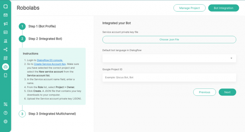 Membuat Chatbot di Multichannel Chat: Qiscus Robolabs