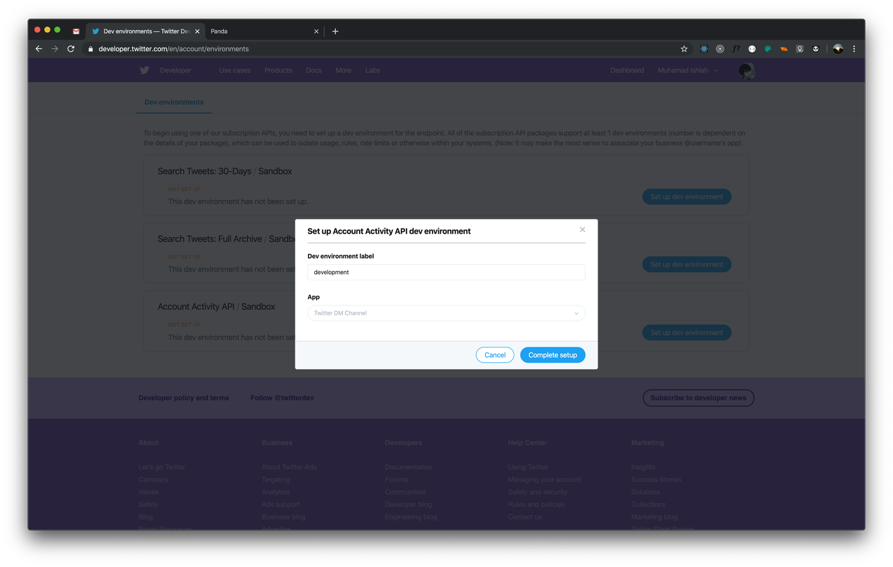 Integrasi Twitter Direct Message ke Qiscus Multichannel