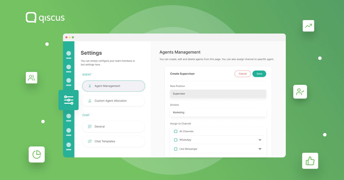Fitur Supervisor by Division pada Qiscus Omnichannel Chat - Qiscus