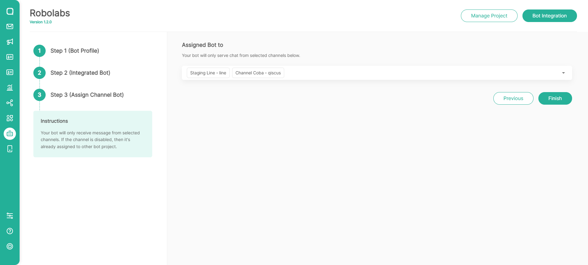 Qiscus Robolabs Tutorial Membuat Chatbot Dalam 5 Menit Qiscus 0232