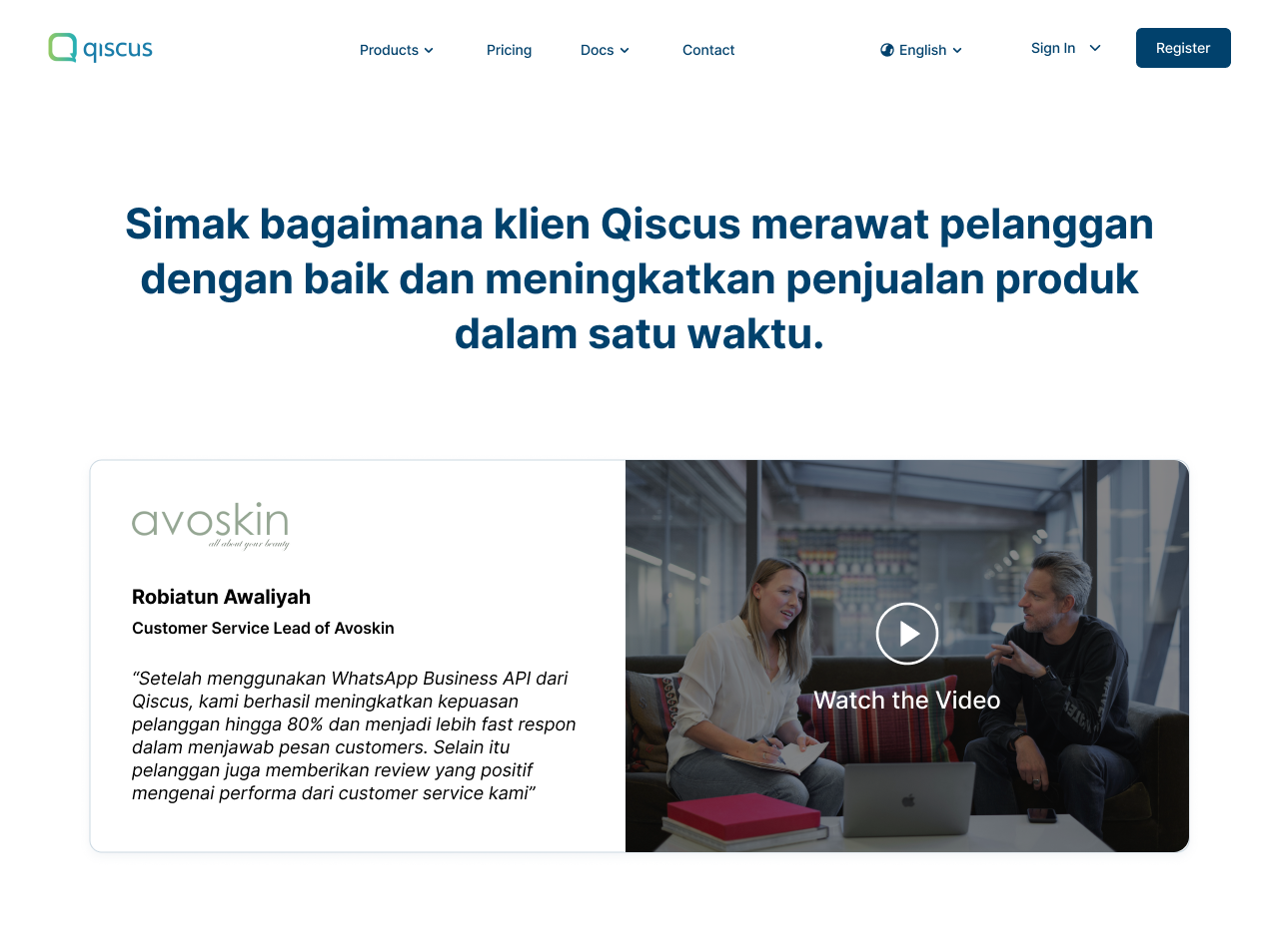 Qiscus: Ribuan Bisnis Tumbuh Bersama Solusi Qiscus Qiscus: Ribuan Bisnis Tumbuh Bersama Solusi Qiscus