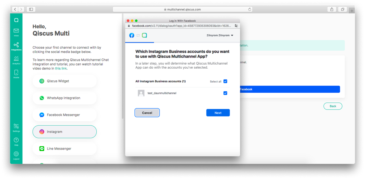 Messenger API for Instagram Tutorial to Integrate with Multichannel Chat