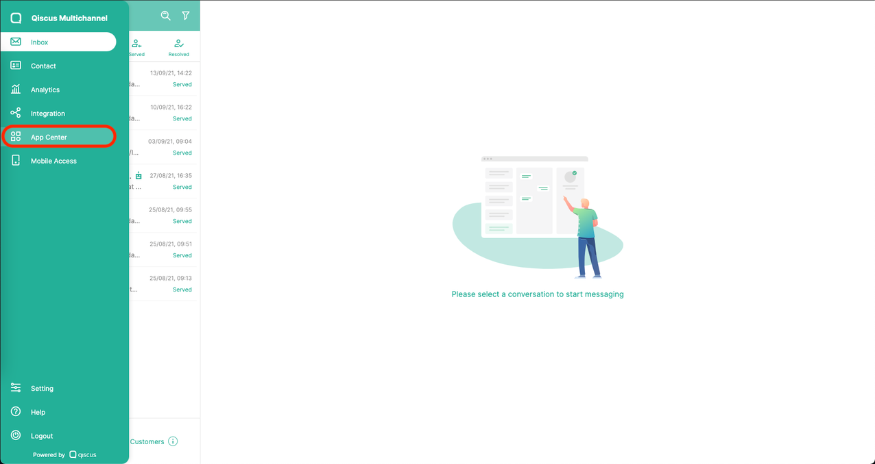 Enhanced Multichannel Chat Capabilities: Qiscus App Center