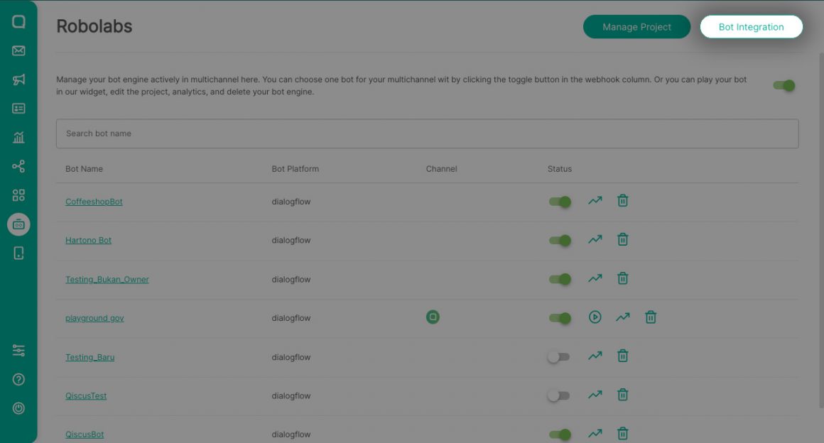 Creating a Chatbot in Multichannel Chat: Qiscus Robolabs