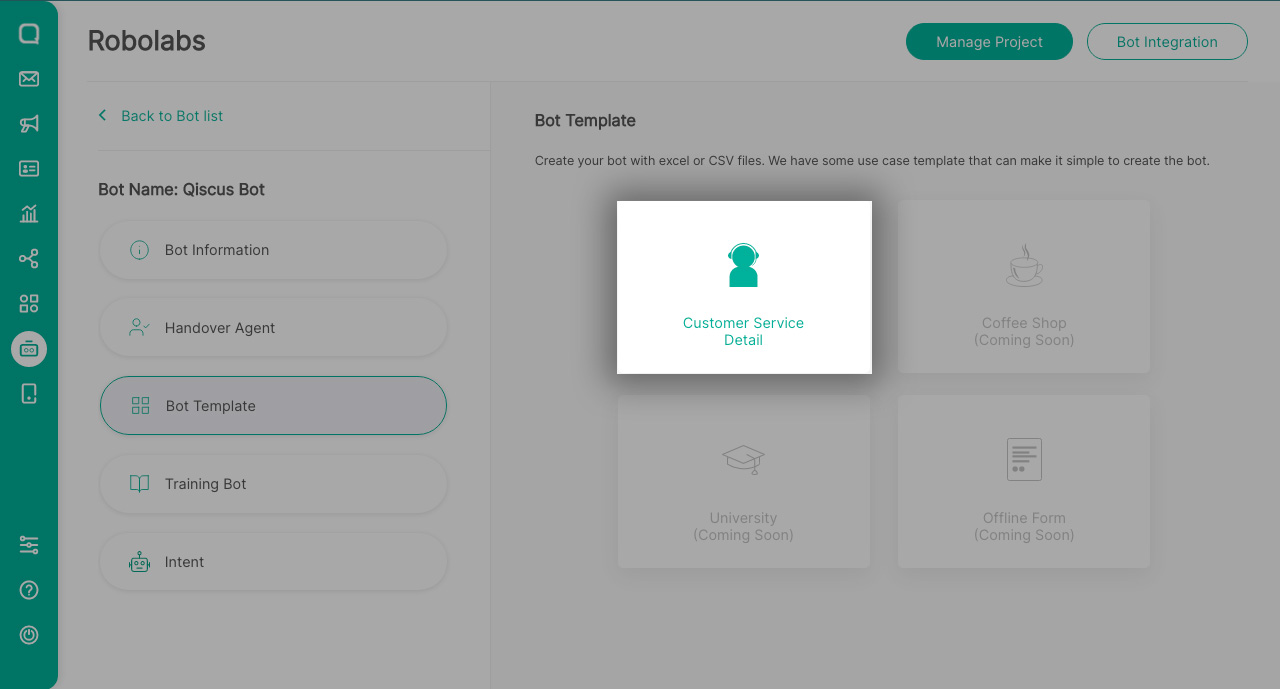 Bot Template Features 101 in Robolabs