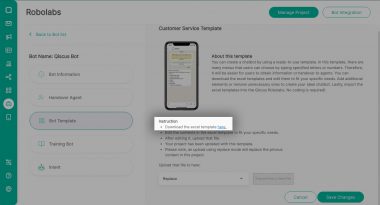 Bot Template Features 101 in Robolabs