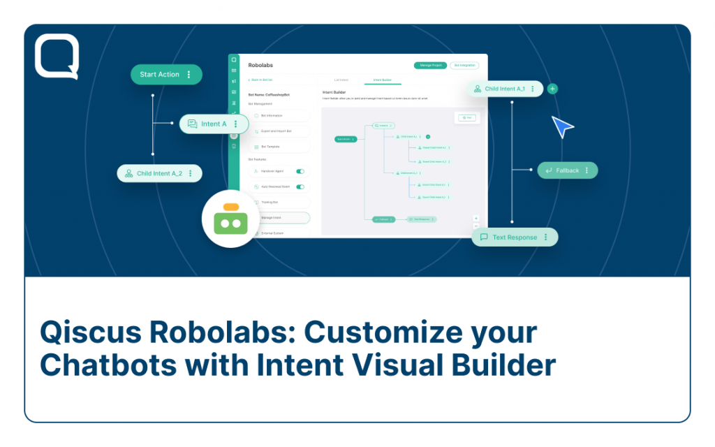 Qiscus Robolabs: Customize your Chatbots with Intent Visual Builder